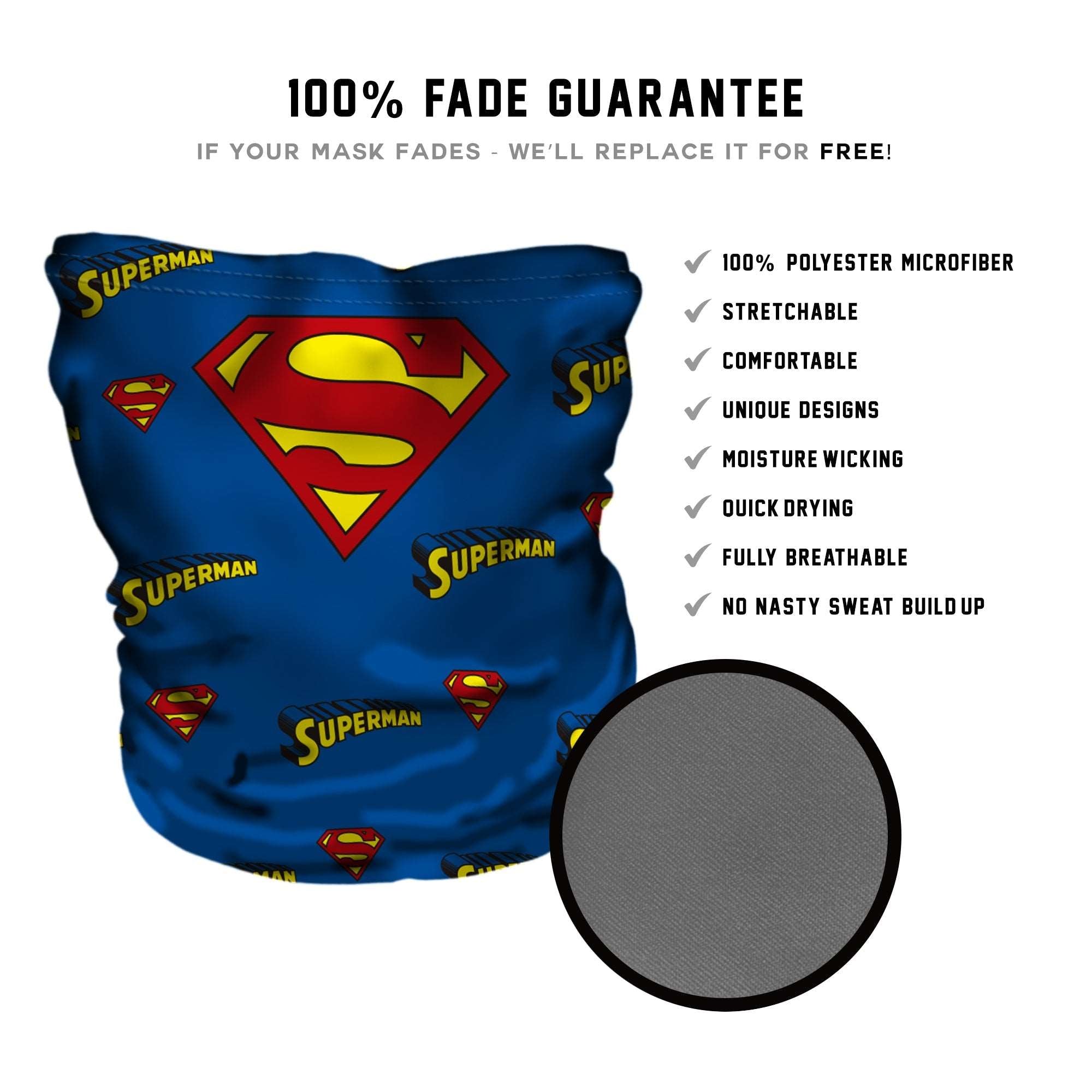 Classic Superman Fleece Fast Mask - Live Fast Gear